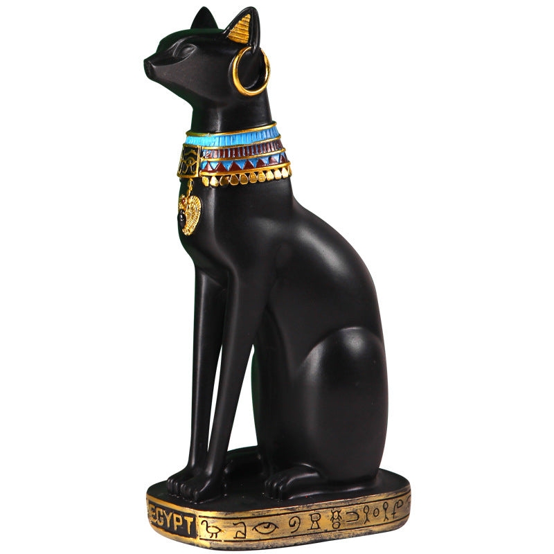 Egyptian pyramid Persian cat resin artifact food grade silicone craft ...